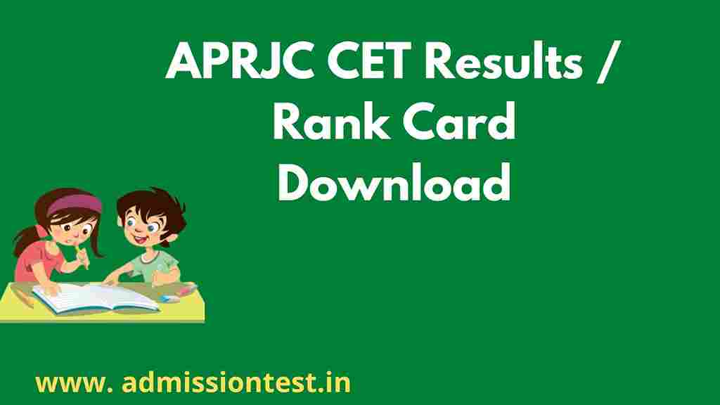 APRJC CET Results 2023, Check Here APRJC CET 2023 Results